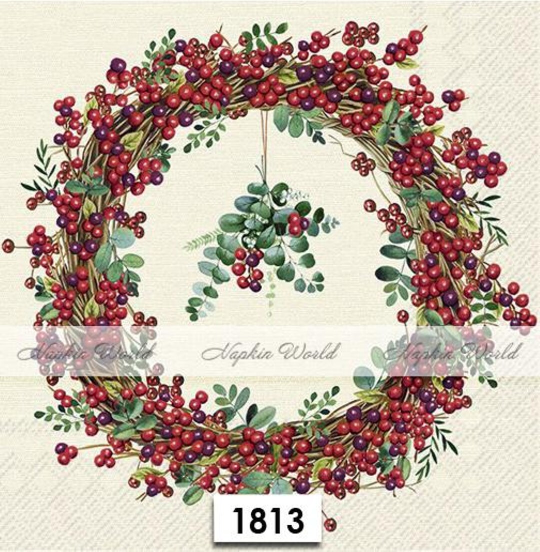FREE SHIP - Two Paper Luncheon Decoupage Art Craft Napkins - (design ...