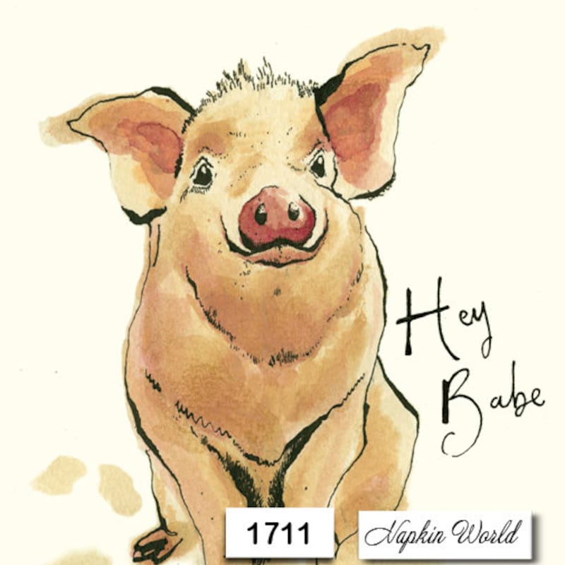 Custom Pig Napkins - Etsy