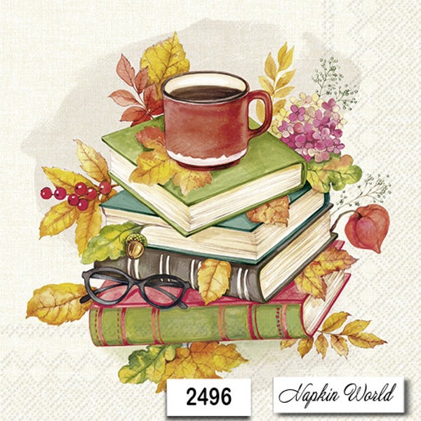 Fall Book Stack - Etsy