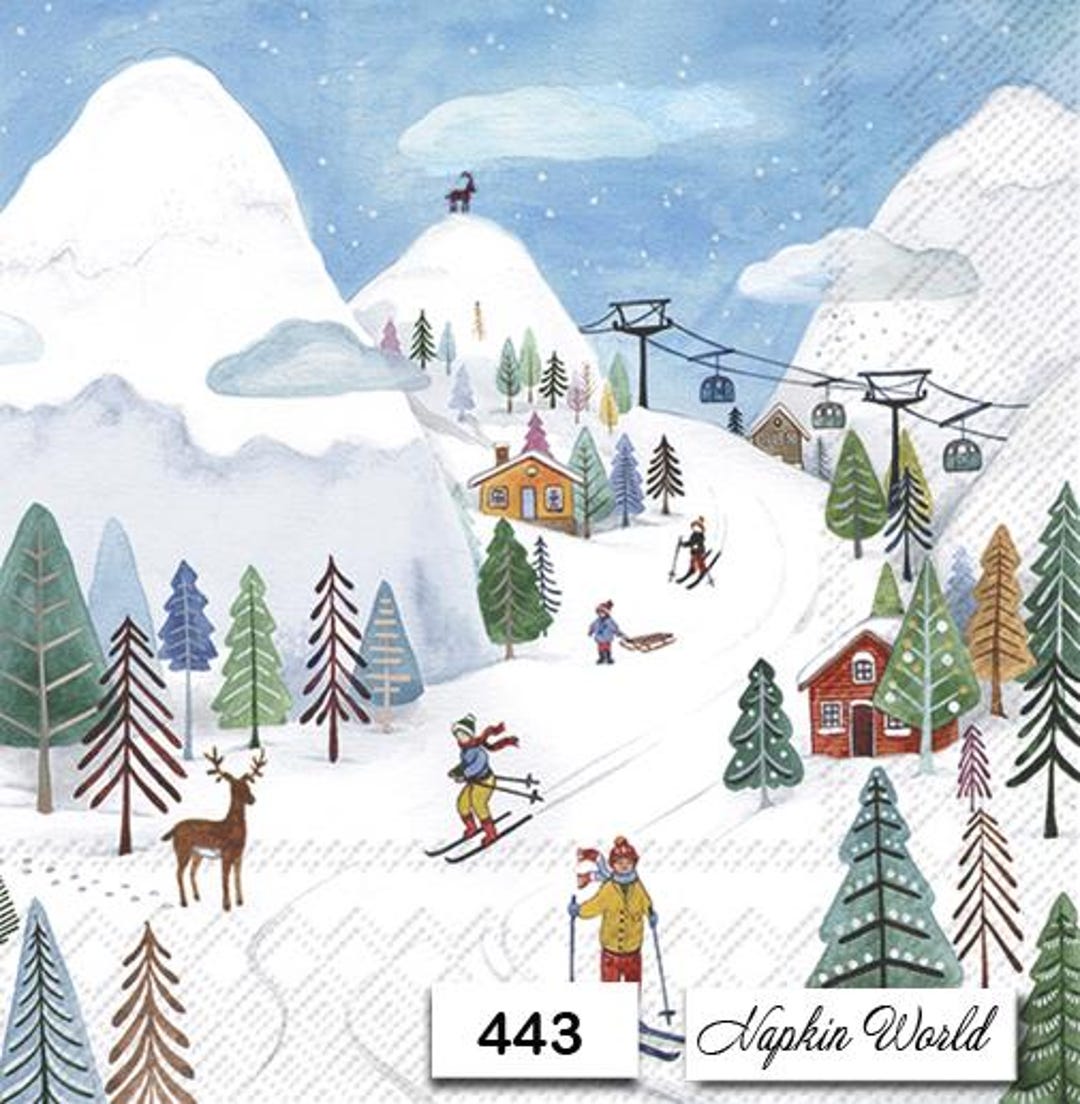 FREE SHIP - Two Paper Luncheon Decoupage Art Craft Napkins - (design ...