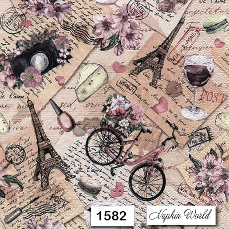 Vintage French Napkins - Etsy