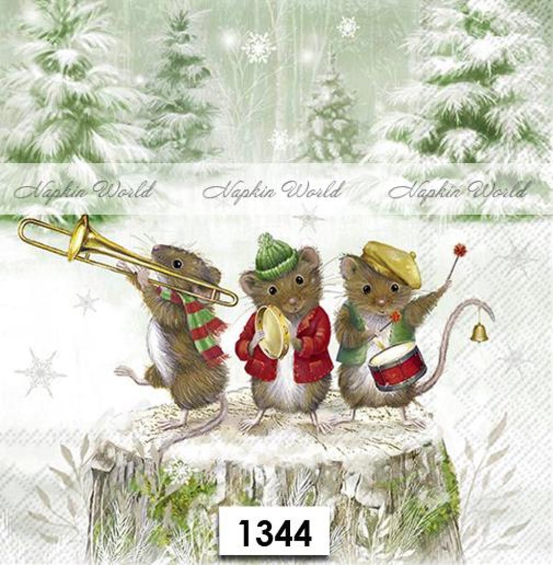 FREE SHIP - Two Paper Luncheon Decoupage Art Craft Napkins - (design ...