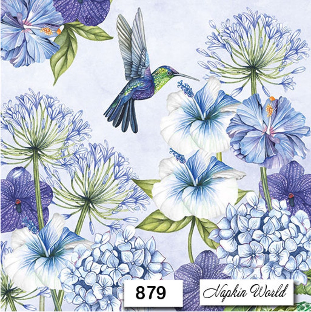FREE SHIP - Two Paper Luncheon Decoupage Art Craft Napkins - (design ...