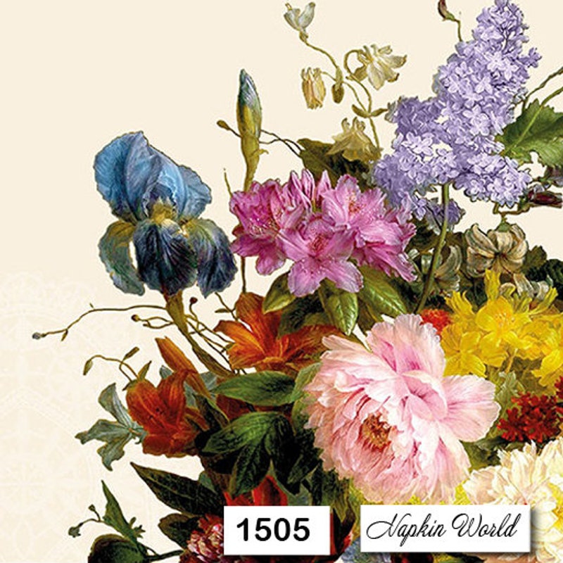 Floral Paper Napkins - Etsy