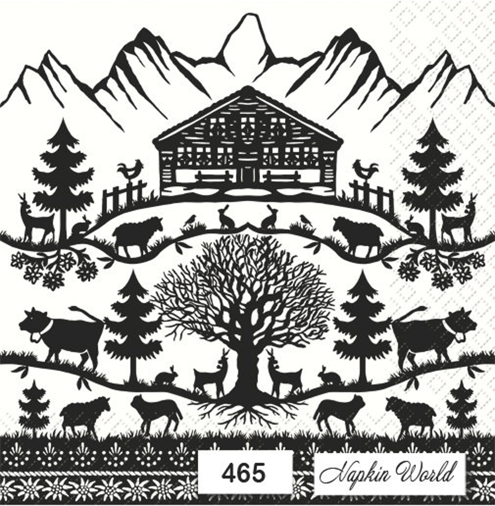 FREE SHIP - Two Paper Luncheon Decoupage Art Craft Napkins - (design ...