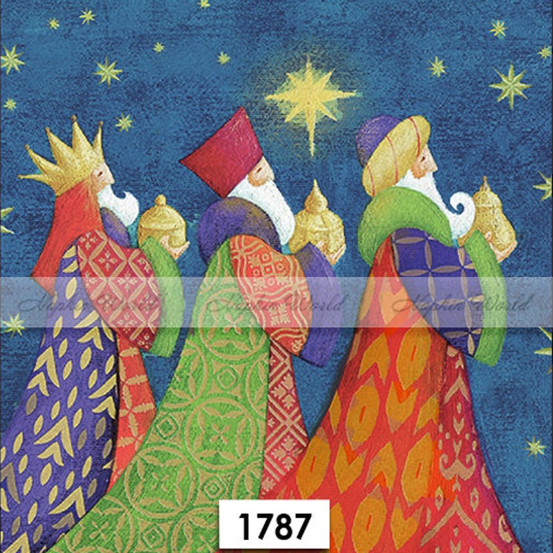 Three Kings Card - Etsy