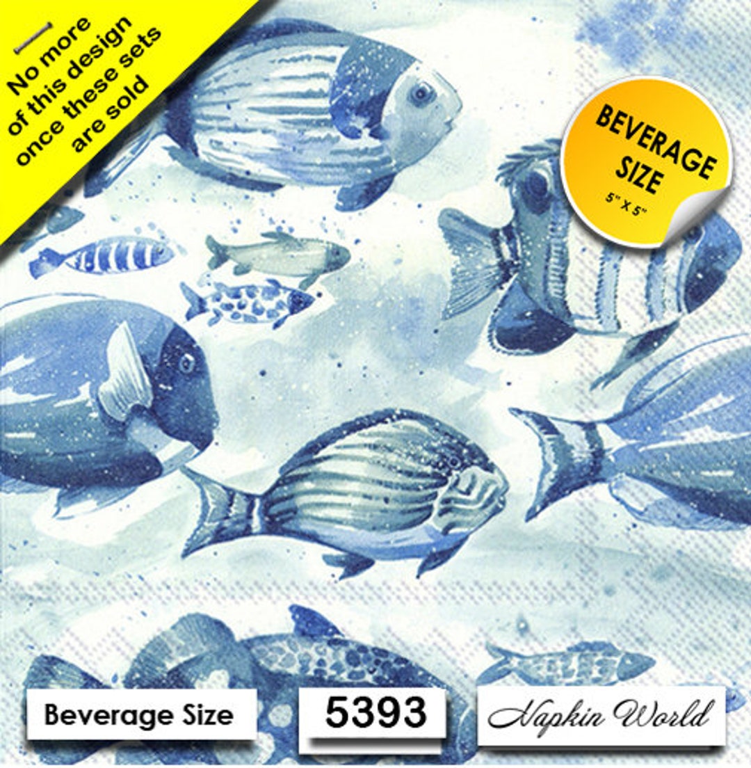FREE SHIP - Two Paper ***BEVERAGE Size*** Decoupage Art Craft Napkins ...