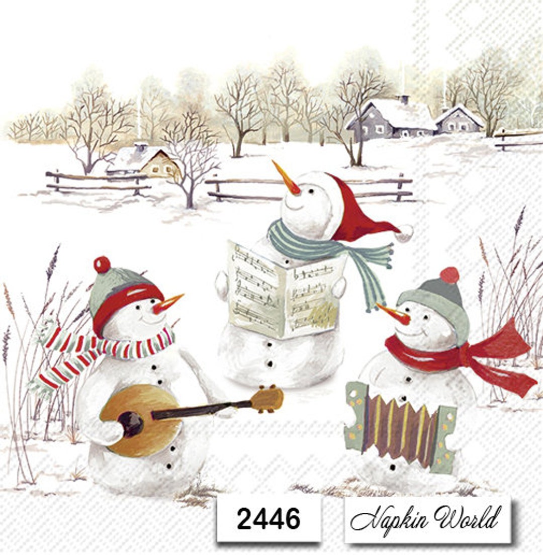 FREE SHIP - Two Paper Luncheon Decoupage Art Craft Napkins - (design ...