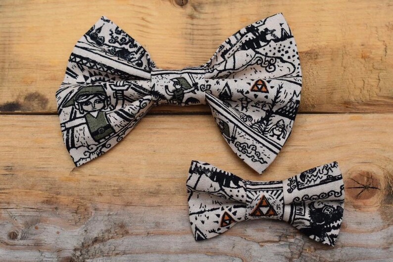 Legend of Zelda Dog / Cat Collar Bow Tie OR Dual-sided - Etsy