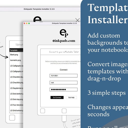 Remarkable 1 & 2 Template Bundle II for Your Remarkable 1 or | Etsy