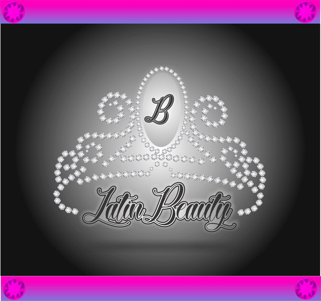 Princess Crown Logo Design. Crown Hexagon Cells Logo Design. - Etsy