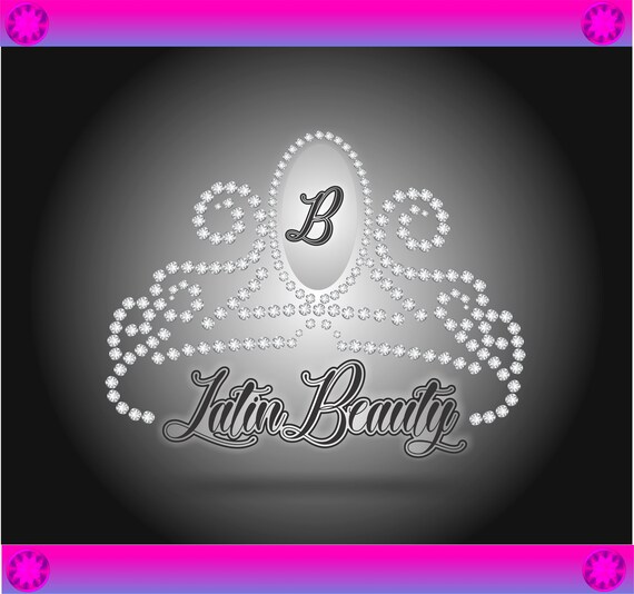 Princess Crown Logo Design. Crown Hexagon Cells Logo Design. | Etsy