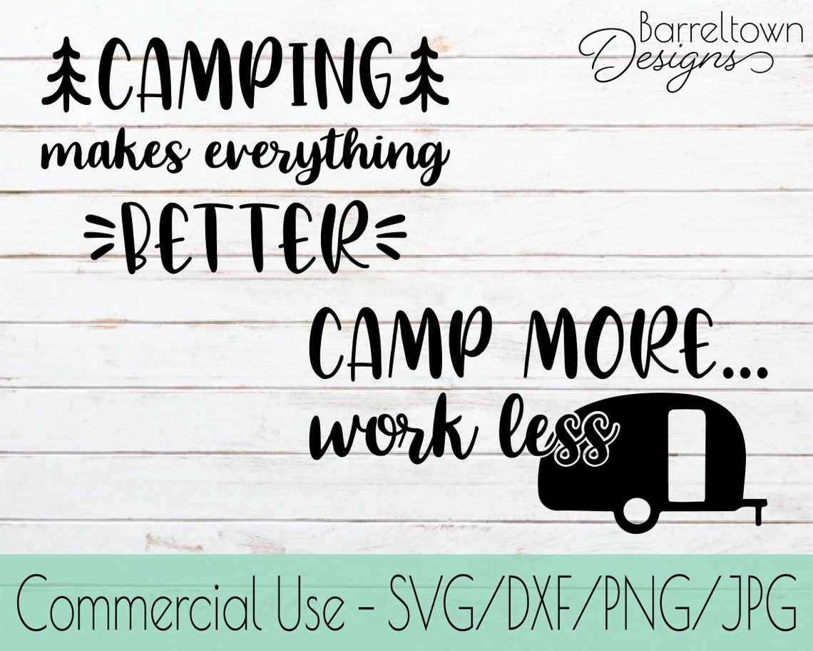 Camping SVG Bundle SVG Png Dxf Cricut Silhouette 10 SVG Files Camping ...