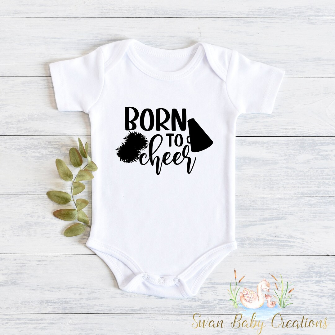 Born to Cheer Baby Bodysuit: Future Cheerleader Outfit - Etsy