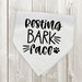 Resting Bark Face Dog Bandana: Custom Pet Accessories - Etsy