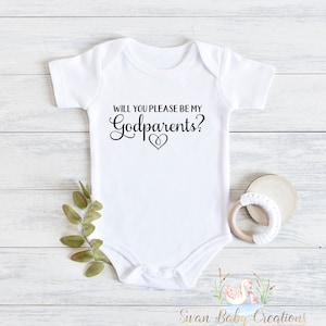 Godparent Proposal Bodysuit: "will You Be My Godparents?" - Etsy