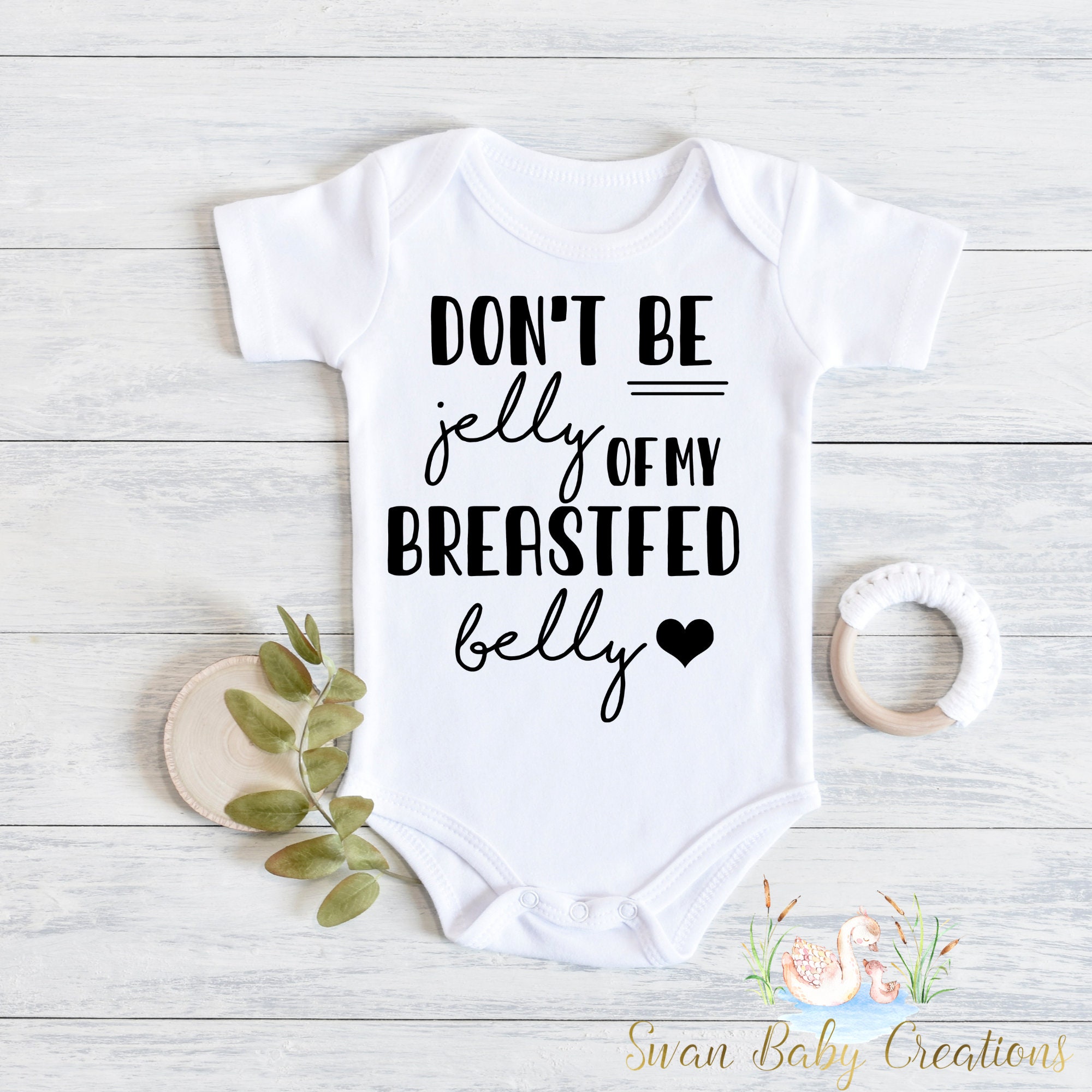 Don't Be Jelly of My Breastfed Belly Funny Baby Onesie® | Etsy