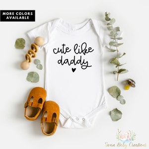 Cute Like Daddy Baby Fathers Day Gift Ideas Gift for New Daddy to Be ...
