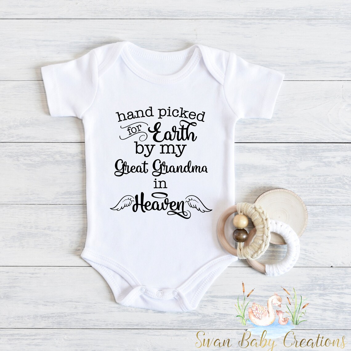 Handpicked for Earth by My Great Grandma in Heaven Memorial - Etsy