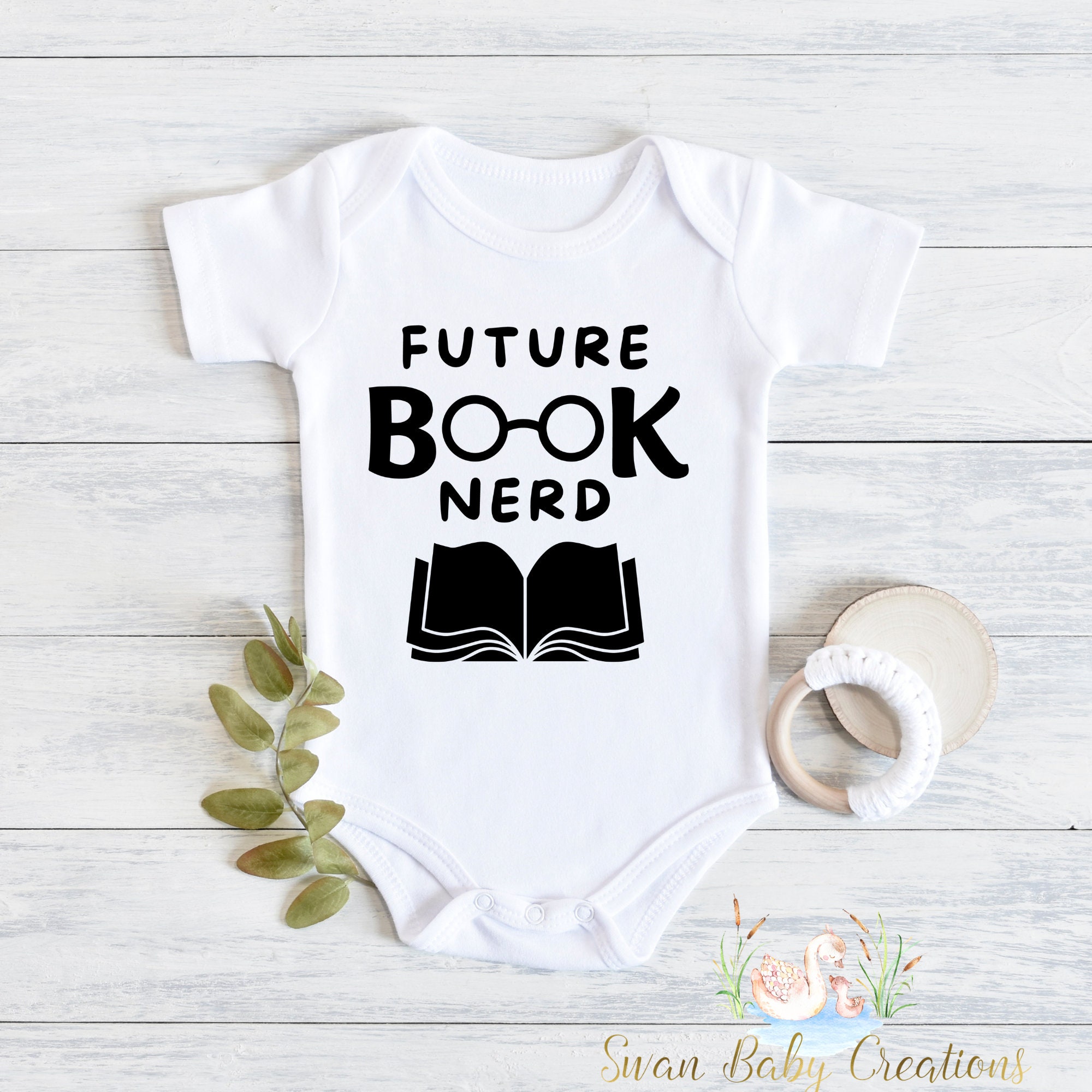 Future Book Nerd , Cute Baby , Book Club Baby, Nerd , Bookworm, Smart ...