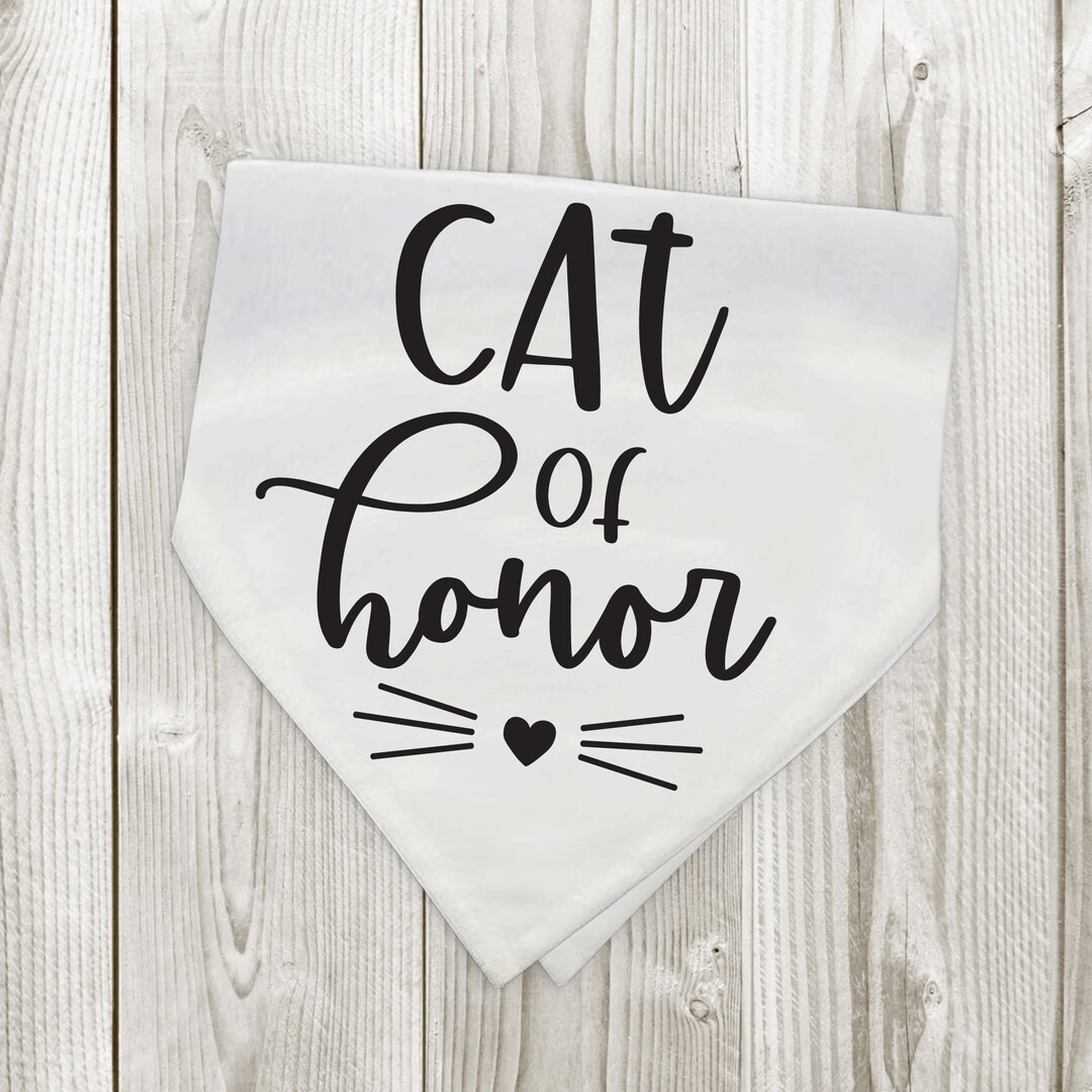 Cat of Honor Pet Wedding, My Humans Are Getting Married, Pet Parents ...