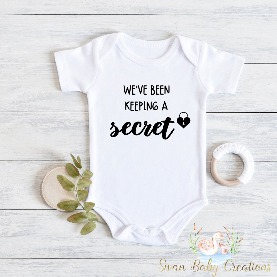 We've Been Keeping a Secret, Baby Coming Soon Baby, Personalized ...