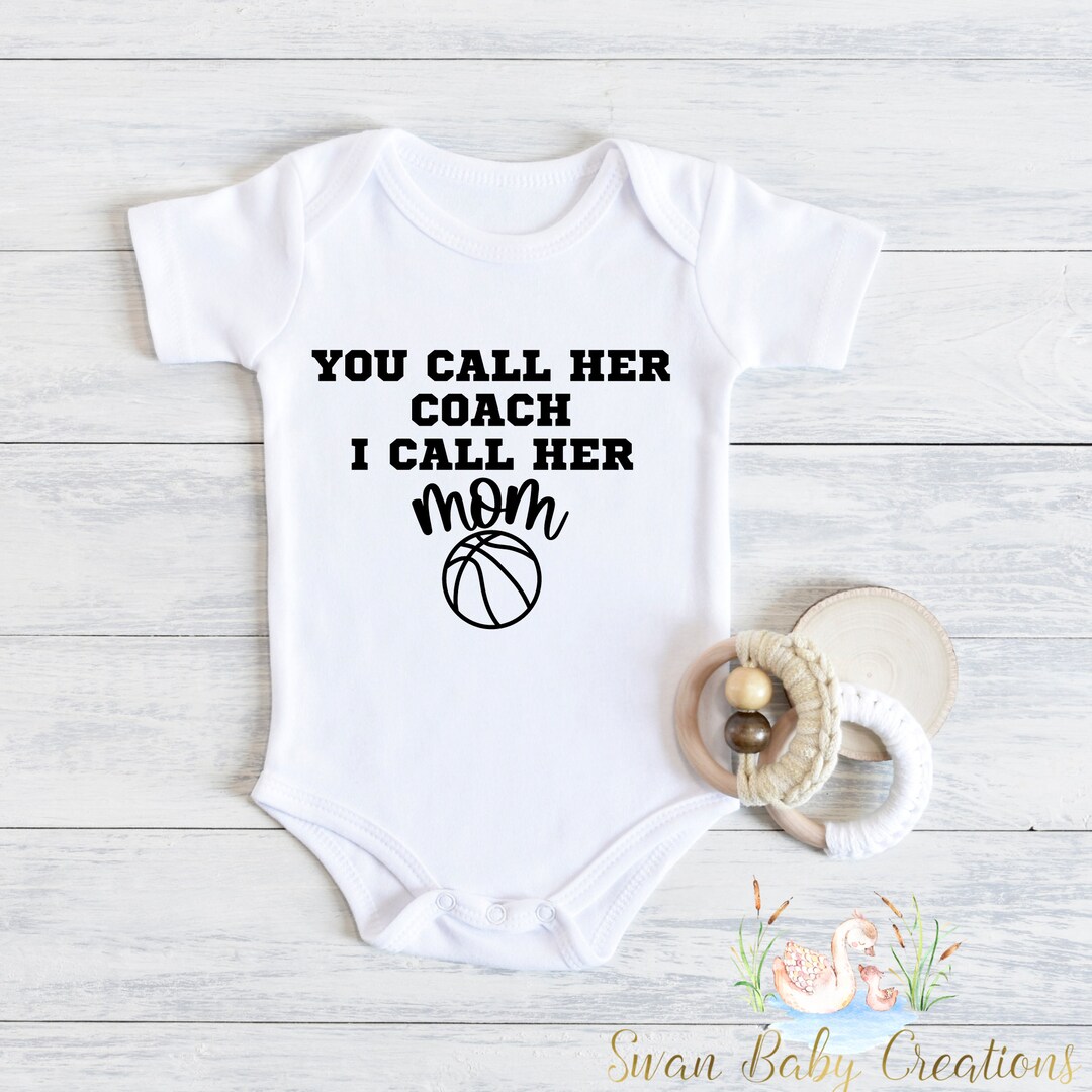 Basketball Mom Coach Baby Bodysuit, Sports Outfit - Etsy