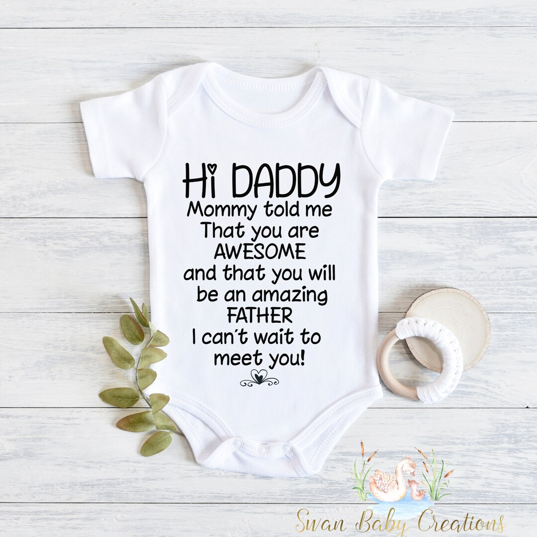 Hi Daddy Baby Hello Daddy Surprise Husband Cute Baby Reveal Pregnancy ...