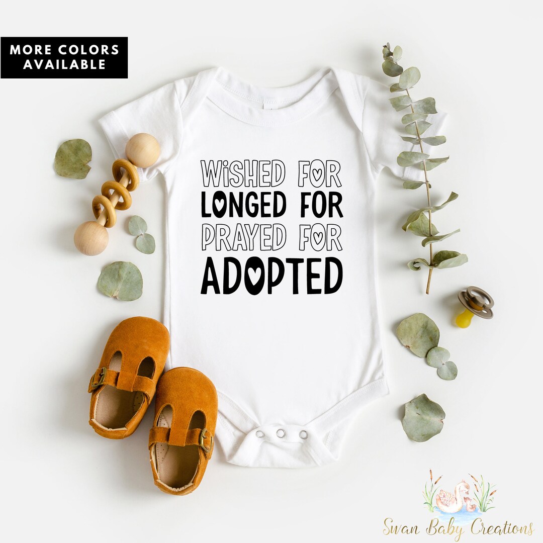 Adoption Day Baby Bodysuit: Gotcha Day Shirt, Officially Adopted - Etsy