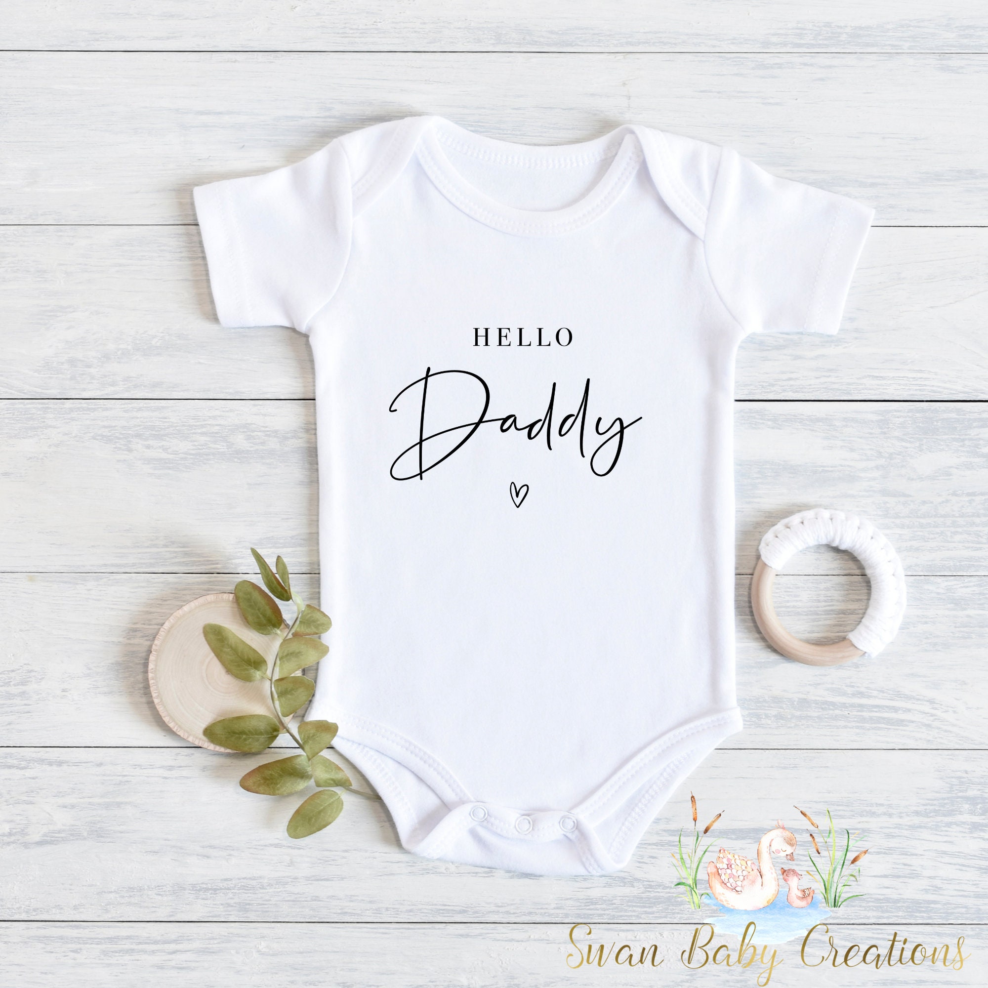Pregnancy Announcement to Husband Hello Daddy Pregnancy - Etsy
