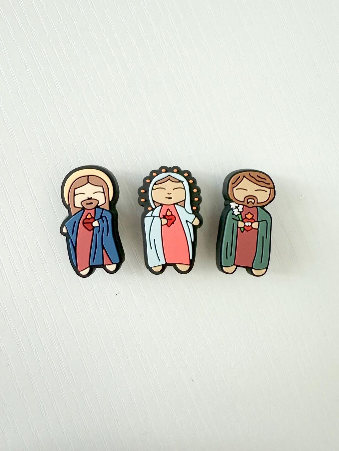 Catholic Croc Charms - Sacred Heart of Jesus, Immaculate Heart of Mary ...