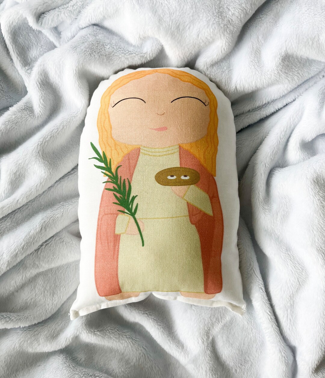 St. Lucy Pillow Doll - Etsy