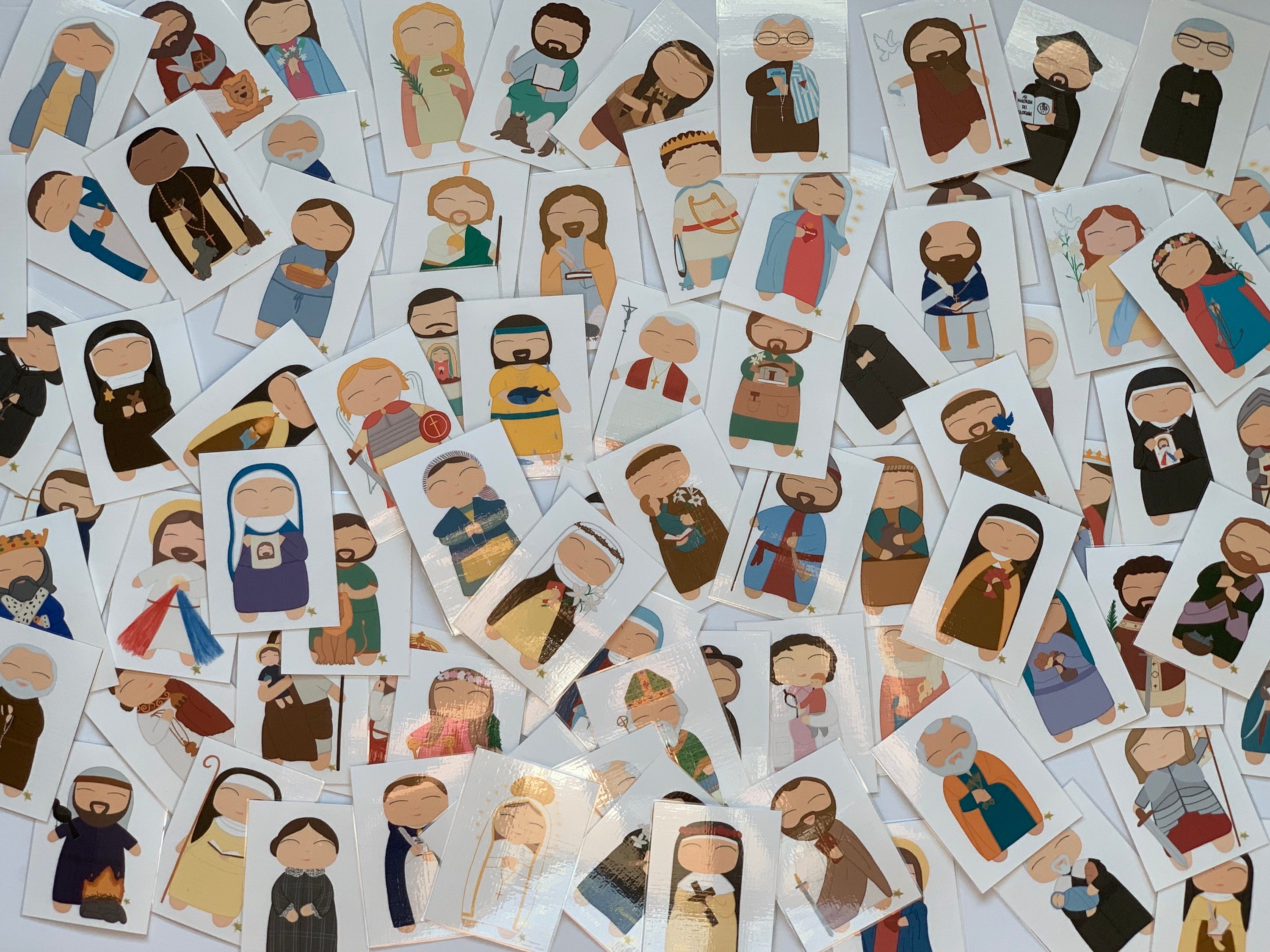 Saint Prayer Cards - Etsy