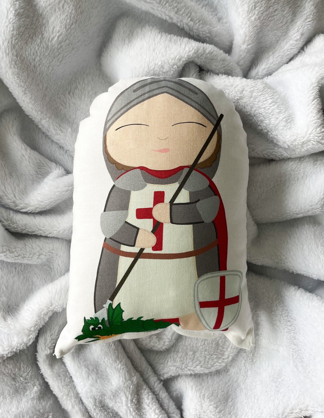 St. George Pillow Doll - Etsy