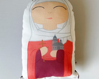 St. Audrey etheldreda Wood Icon & Holy Card GIFT SET for - Etsy