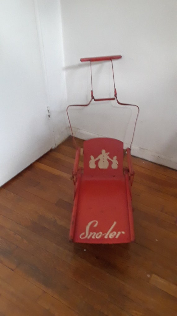 Original SNO-LER Vintage Stroller-sled Combo One Owner - Etsy