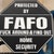 FAFO Home Security Sign - Etsy