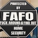 FAFO Home Security Sign - Etsy