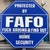 FAFO Home Security Sign - Etsy