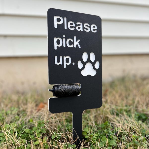 Dog Poo Signs - Etsy UK