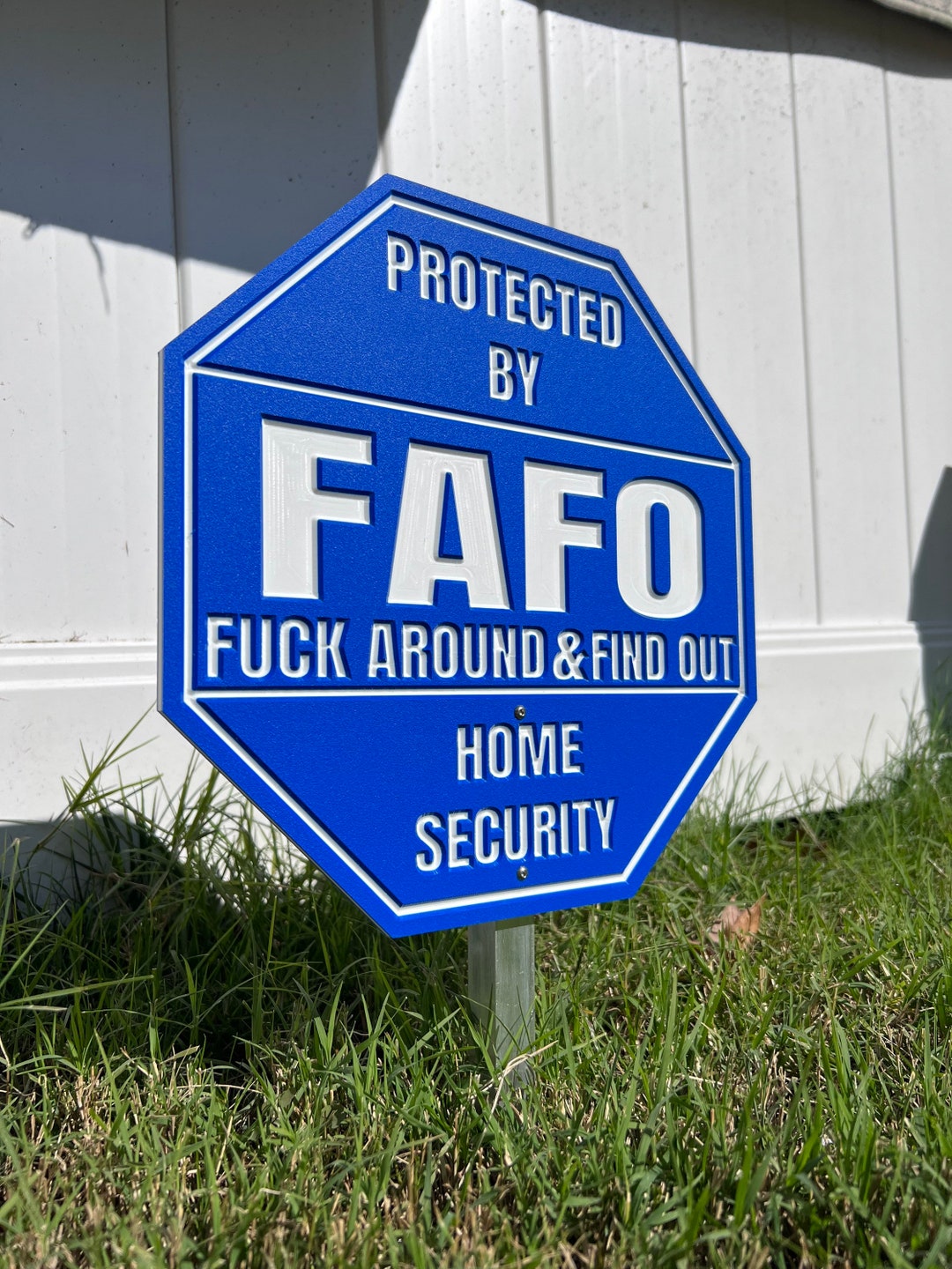 FAFO Home Security Sign - Etsy