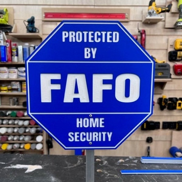 Fafo Yard Sign - Etsy