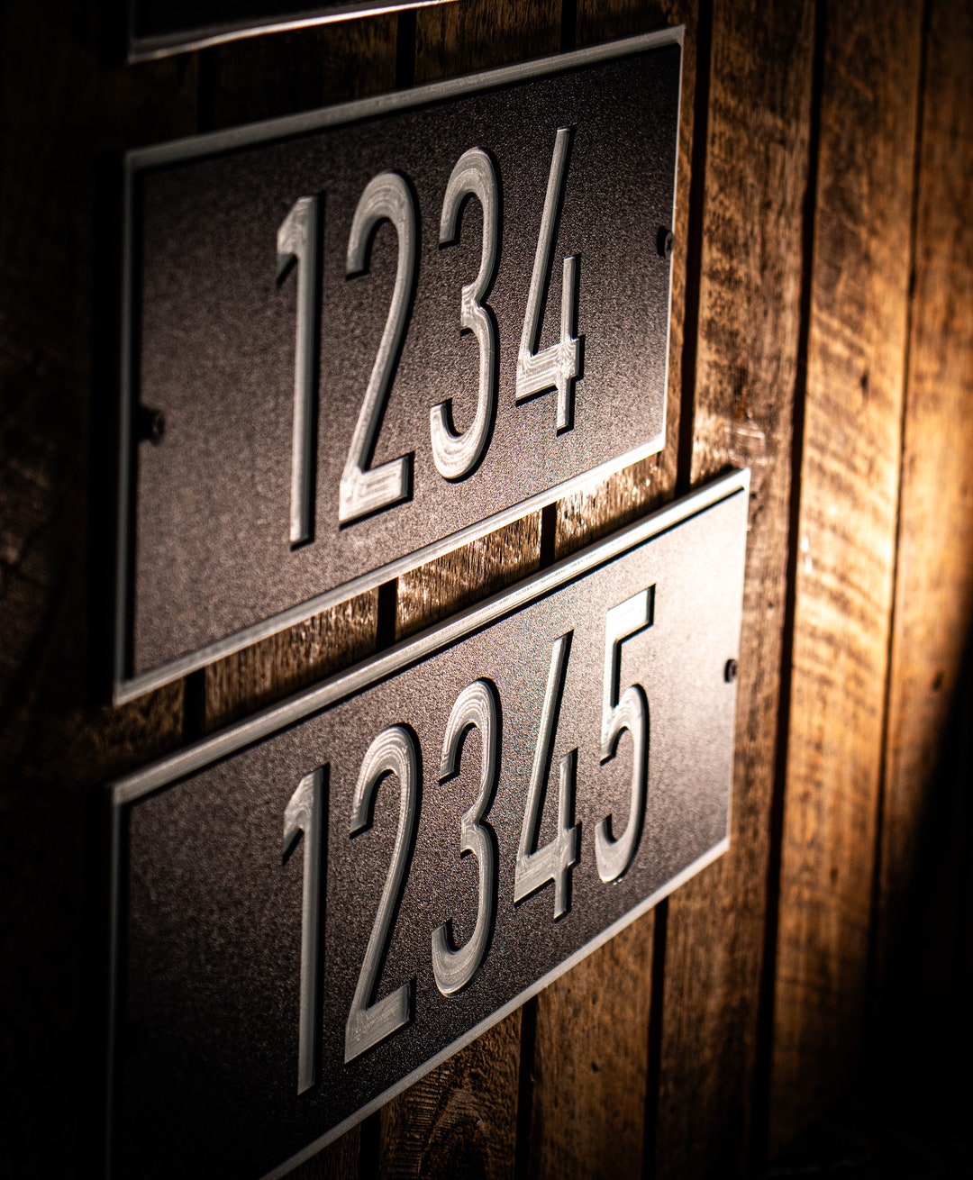 Horizontal House Numbers Address Sign - Etsy