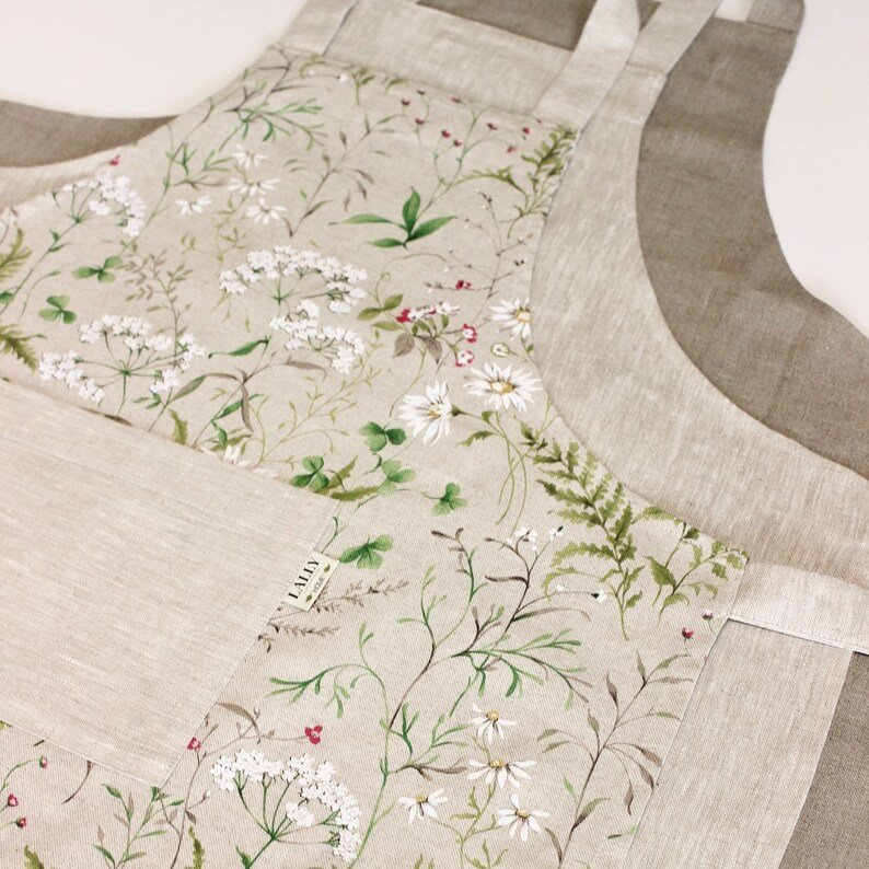 Ladies Floral Apron spring Floral Apron Gift for Her Personalised Gift ...