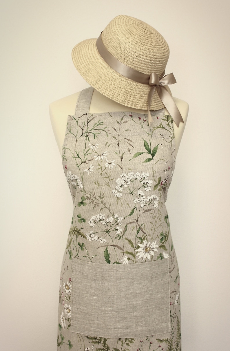 Ladies Floral Apron spring Floral Apron Gift for Her Personalised Gift ...