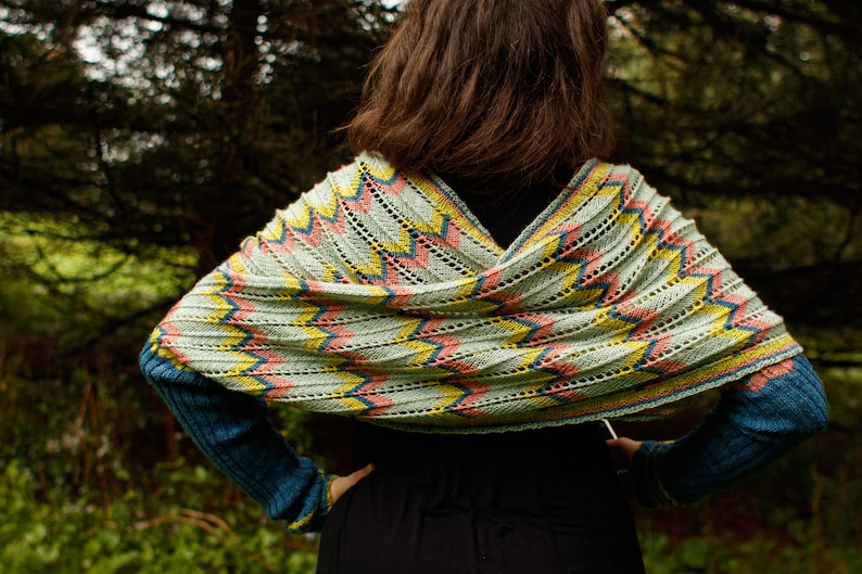 PDF KNITTING PATTERN - Foxy Sweater Scarf - Knit Pattern - Scarf ...