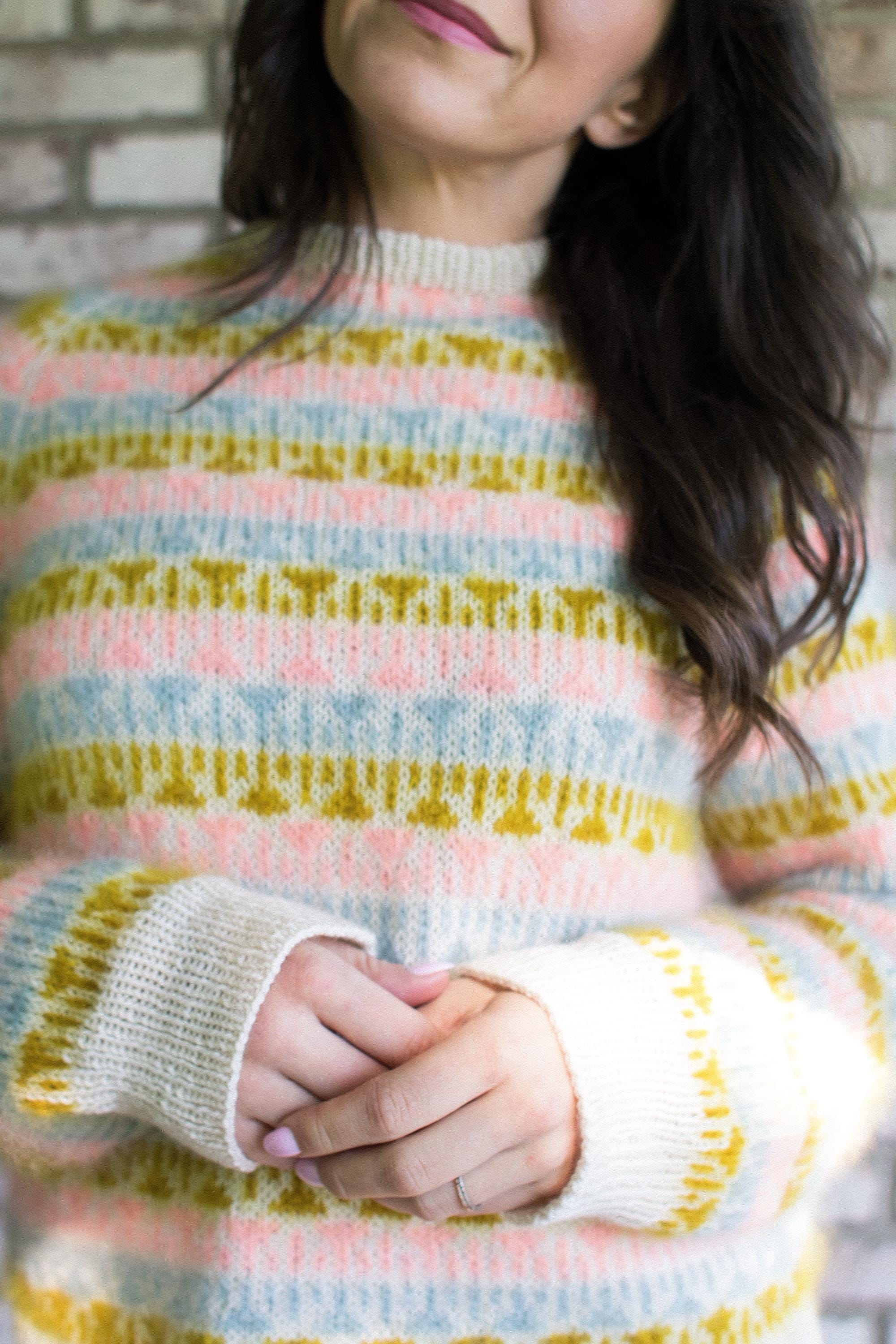 Wanderful Sweater PDF Knitting Pattern - Colorwork Sweater - Stranded ...