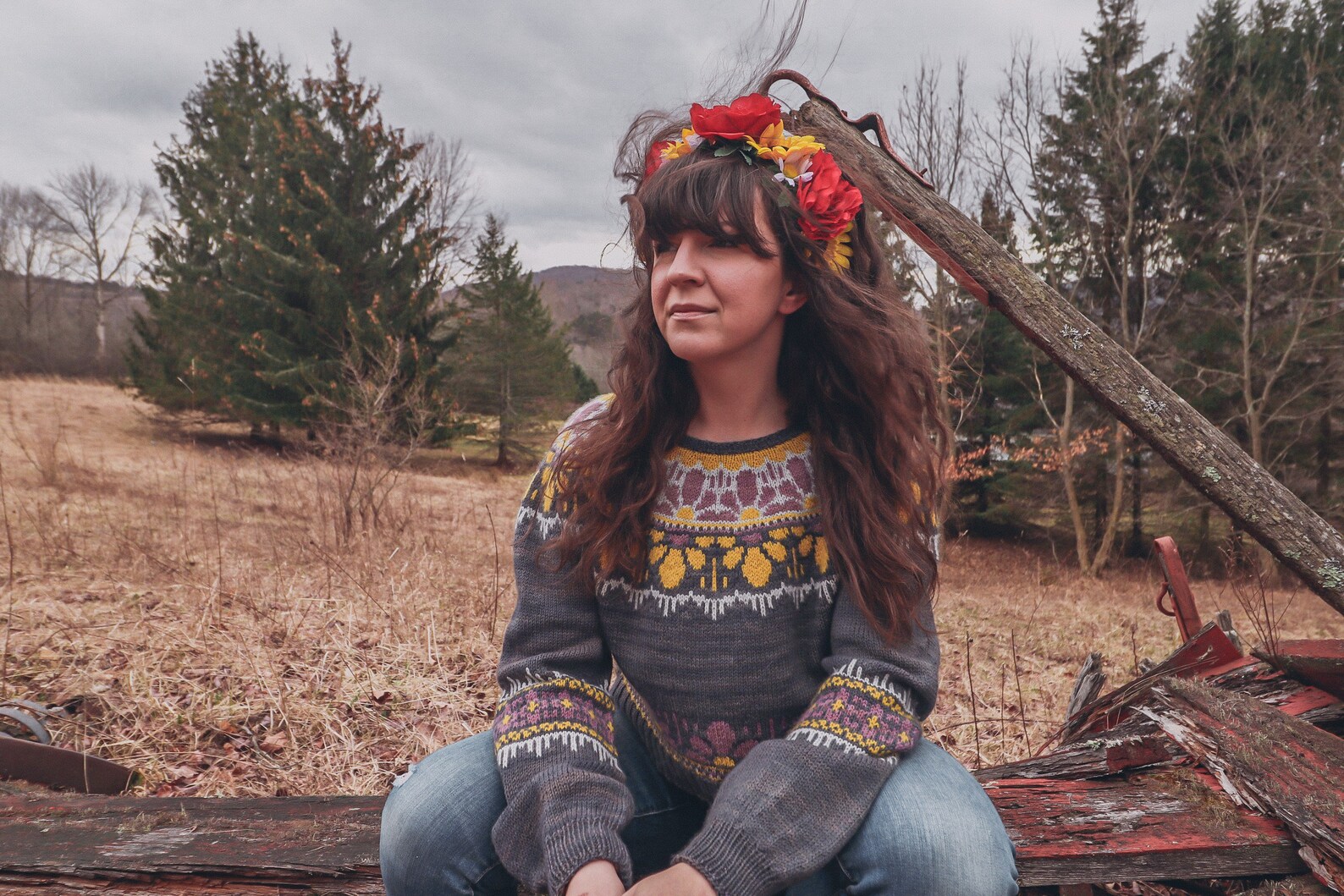 KNITTING PATTERN - Here Comes the Sun Sweater - PDF Knitting Pattern ...