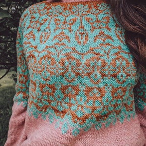 Magnoliid Sweater PDF Knitting Pattern - Etsy