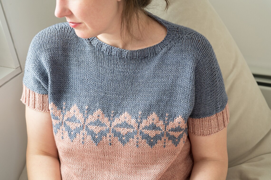 PDF KNITTING PATTERN - Morning Ritual Top - Spring Knitting Pattern ...